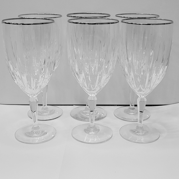 Lenox | Dining | Lenox Clarity Platinum Crystal Iced Tea Glass Water ...